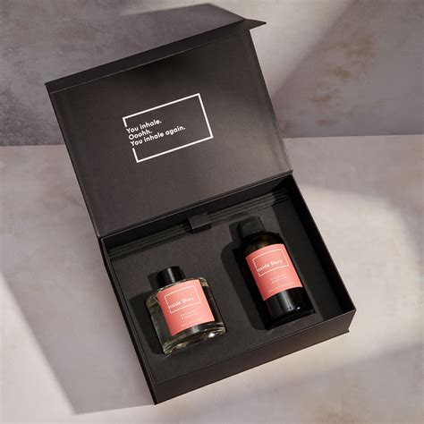 Rhubarb And Blossom Reed Diffuser And Refill T Set Inside Story