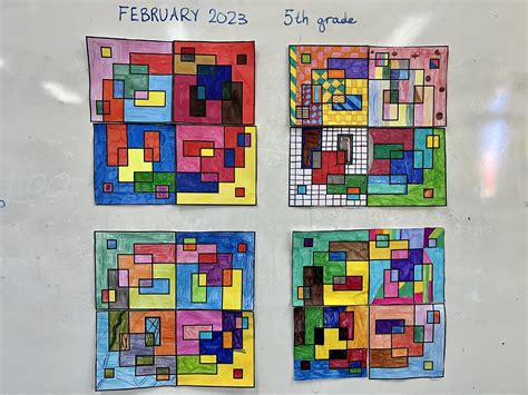 Collaborative Geometric Artwork Αγγλικά Ε δημοτικού