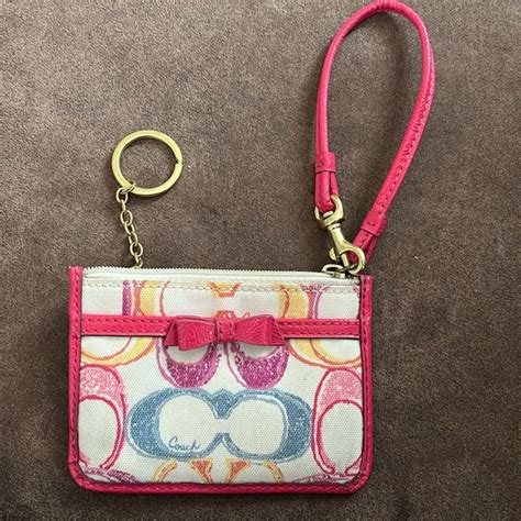 Coach Bags Mini Keychain Wallet Poshmark