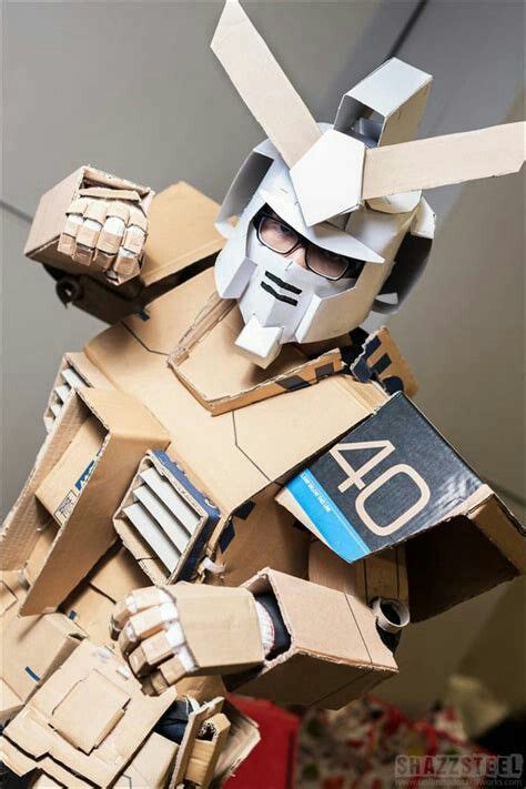 Cosplay With Cardboard Cardboard Robot Suit Cardboard Mech Suit