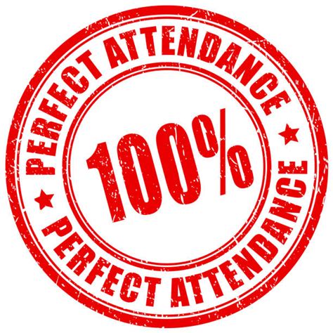 270 Perfect Attendance Stock Illustrations Royalty Free Vector