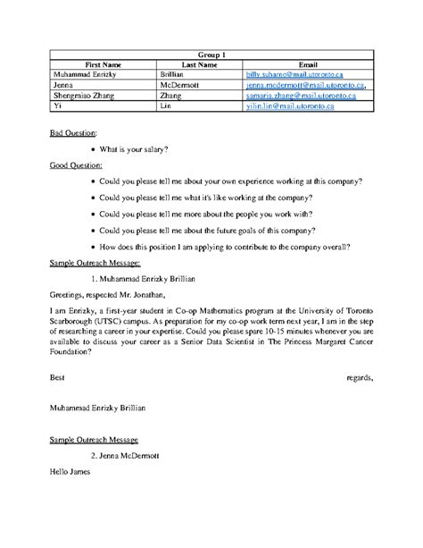 Co Op Practical 2 Assignment 1009713712 Suharnom Group 1 First Name Last Name Email