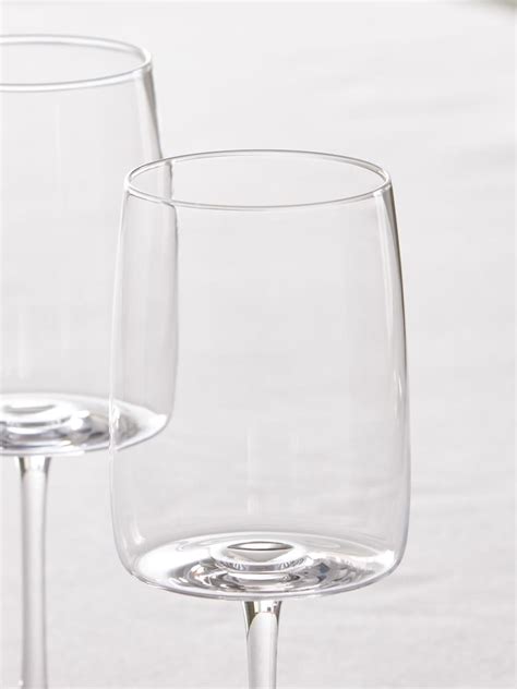 Buy Clear Angular Set Of 4 Red Wine Glasses From The Next Uk Online Shop