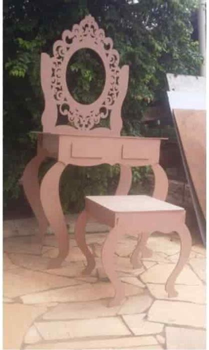 Dressing Table Free Laser Cut Vector