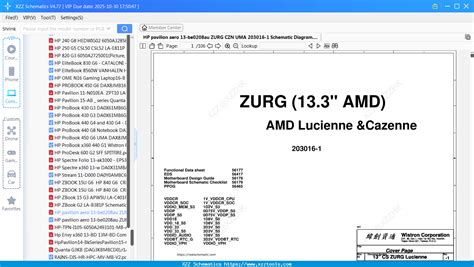 Laptop Hp Pavilion Aero 13 Be0208au Zurg Czn Uma 203016 1 Schematic