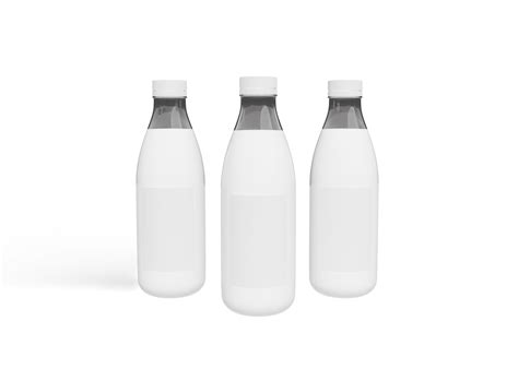 Milk Bottle Packaging Mockup 24912242 Png