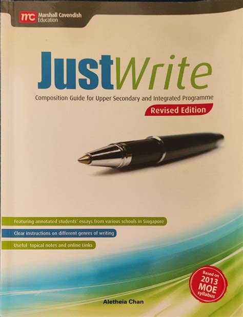 Just Write Composition Guide For Upper Secondary And Integrated Programme Hobbies And Toys