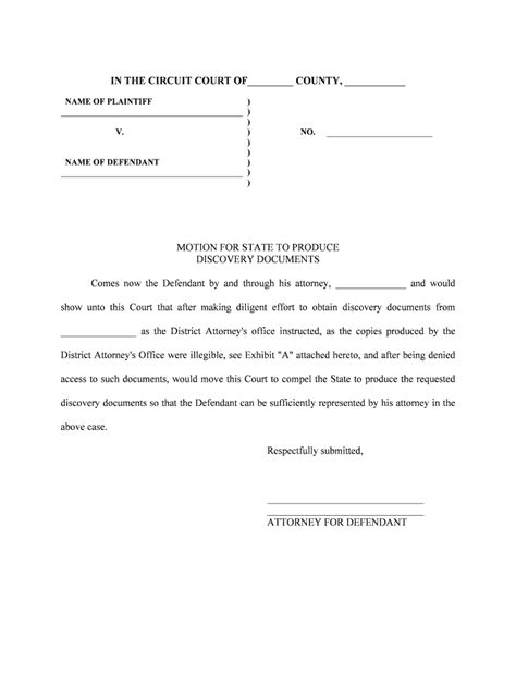 Discovery Criminal Sample 2020 2021 Fill And Sign Printable Template