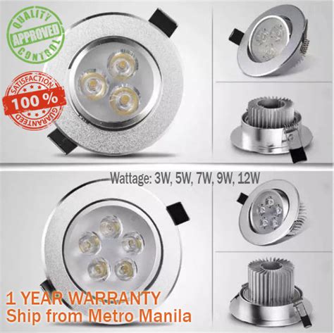 Original Led Recessed Downlight Pinlight With Eye 3w 5w 7w 9w 12w