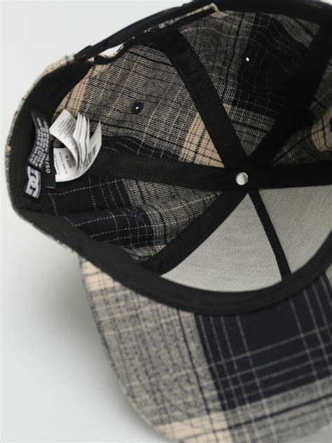 Dc Trapper Snapper Cap Navy Blue Navy Blazr Pelcan Plaid