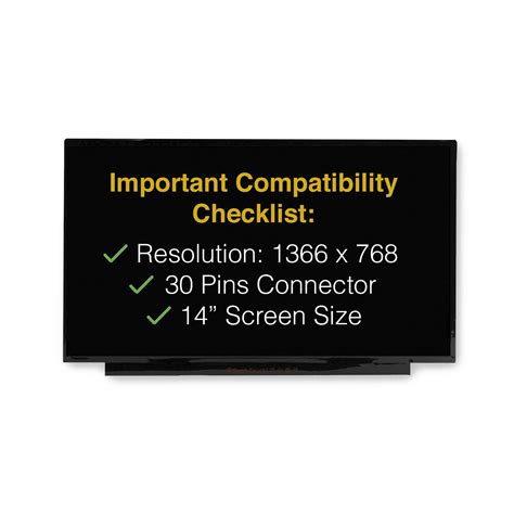 14 Inch Fhd Laptop Display Hp L25977 001 30 Pins Screen Replacement Lcd