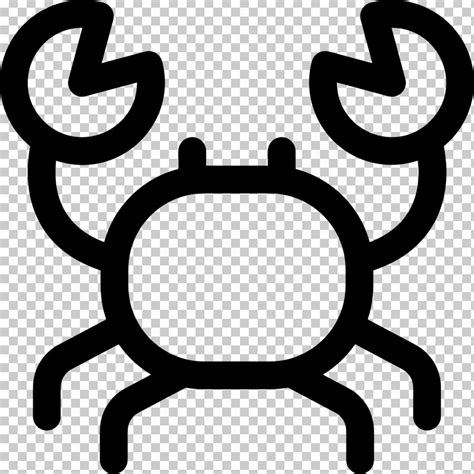 Crab Simple Crab Outline Illustration Png Clipart Coastal Design