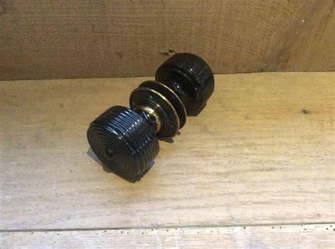 Round Ribbed China Door Knobs Authentic Reclamation