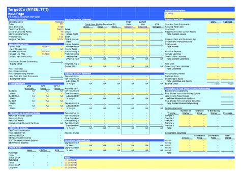 Solved Create A Comparable Companies Analysis Using The