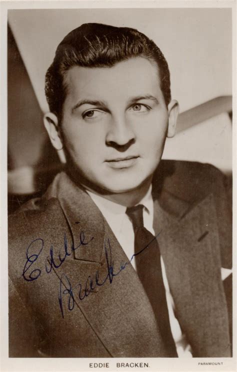 At Auction Eddie Bracken Signed 6x4inch Black And White Picturegoer