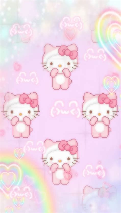 Y2k Hello Kitty Wallpapers Pastel Kawaii Y2k Hello Kitty Wallpaper