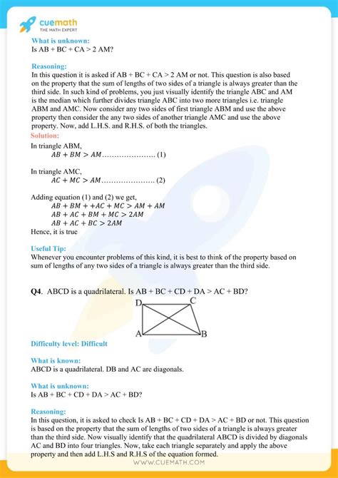 Ncert Solutions Class 7 Maths Chapter 6 The Triangle And Its Properties