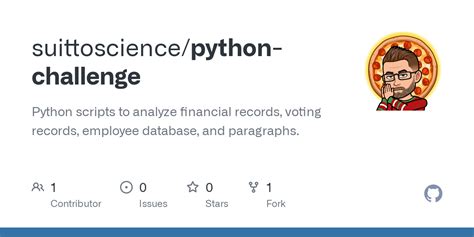 Github Suittosciencepython Challenge Python Scripts To Analyze