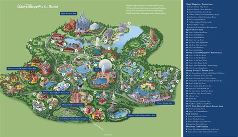 Disney World Maps With Magic Kingdom Map