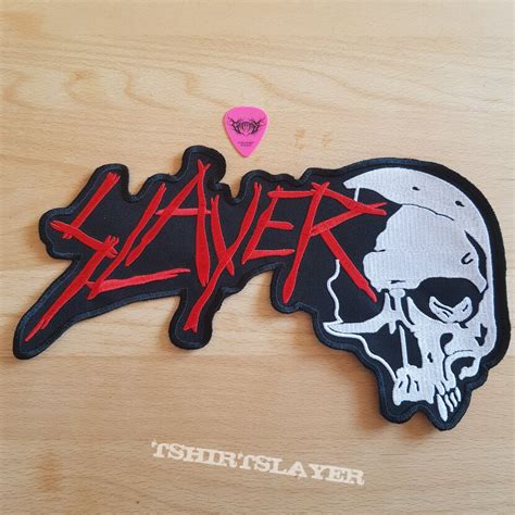 Slayer Logo Skull Back Patch Tshirtslayer Tshirt And Battlejacket