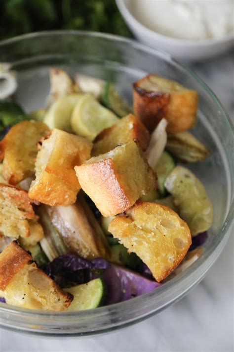 Late Summer Roasted Vegetable Bread Salad — Probably This
