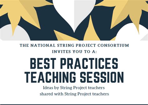 Fall Best Practices National String Project Consortium