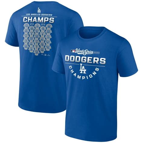 Mens Royal Los Angeles Dodgers 2025 World Series Champions Jersey