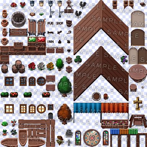 Rpg Maker Mz Krachware Fantasy Town Exterior Tileset On Steam