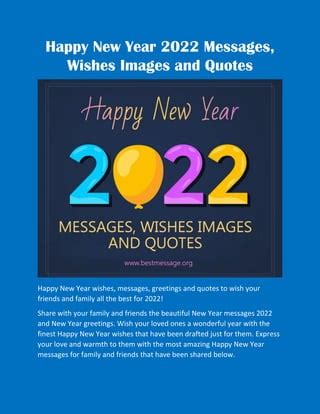 New Year Wishes Quotes