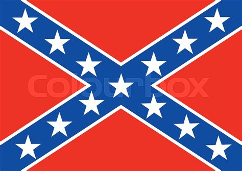 Confederate Flag Stock Vector Colourbox