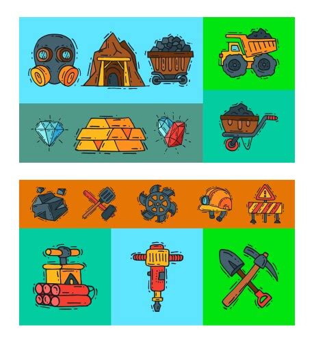 Mining Landscape Vector Images Over 1700