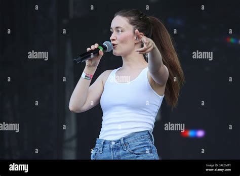 Norwegian Singer And Songwriter Sigrid Performs At Sziget Festival In