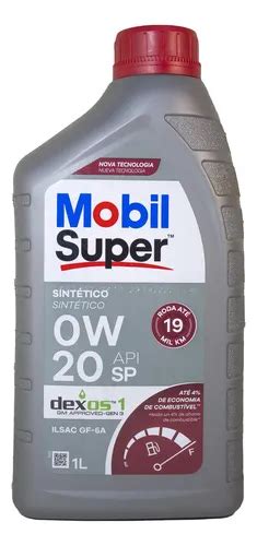 Mobil Super 0w20 D1 Sintético 1l Mercadolivre