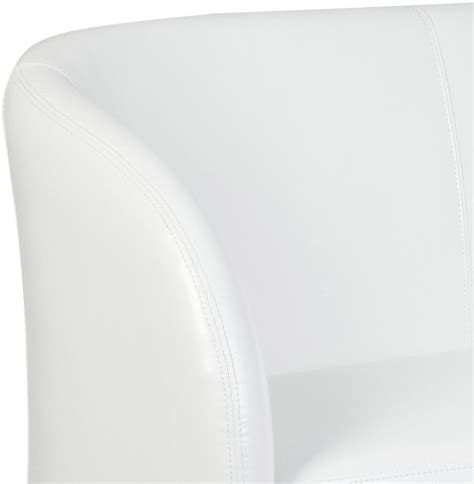 Hjh Office Loungesofa Clubsofa St Lucia Kunstleder 2 Sitzer Weiß Hjh