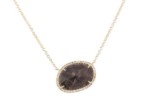 Lorde Jewlery Diamond Slice Necklace