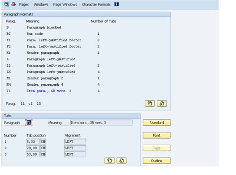 Solved Tab Space In Sap Script Sap Community