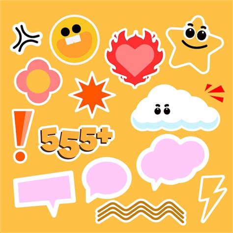 Premium Vector Cute Components