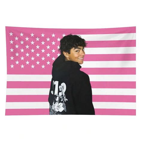 Movie Celebrity Actor Malachi Tapestry Barton Pink Art Flag Tapestry