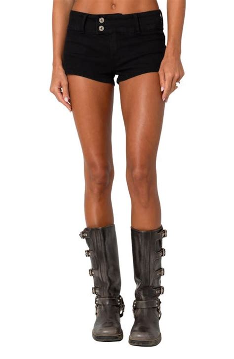 Womens Low Rise Denim And Jean Shorts Nordstrom