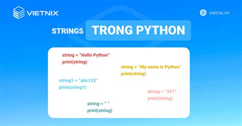 Kiểu Dữ Liệu Chuỗi Trong Python