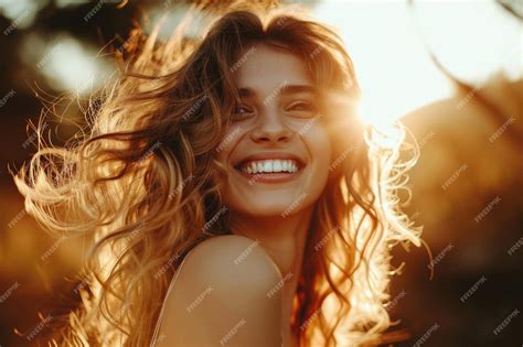 Premium Ai Image The Girl Confidently Flaunts Her Dazzling Smile
