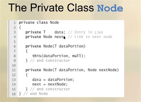 Solved Write A Node Class With Getter And Setter Methods And