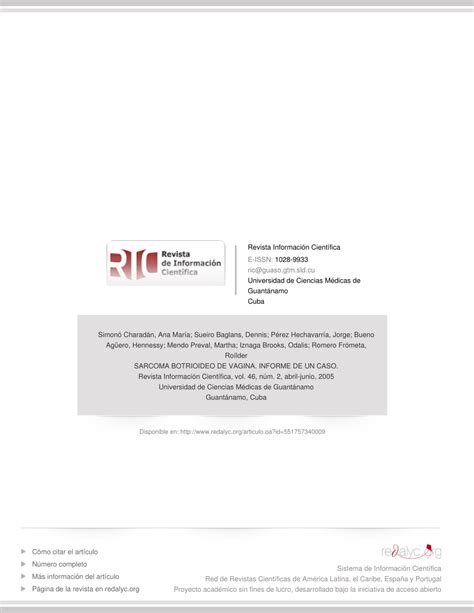 Pdf Botryoid Sarcoma Of The Vagina Case Report