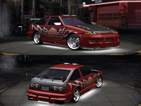 Toyota Corolla Gts Ae86 By Gigon Need For Speed Underground 2 Nfscars