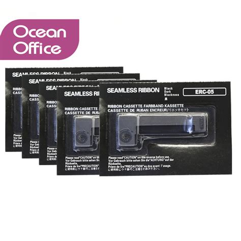 10pcs Erc 05 Erc05 Taxi Seamless Ribbon Cartridge Tape For Use In Epson