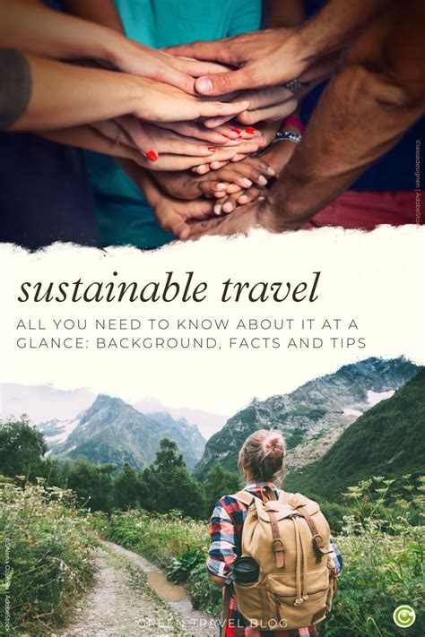 Sustainable Travel At A Glance Background Facts And Tips
