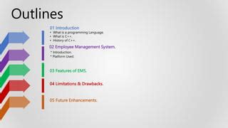 Employee Management System Using C Ppt Pptx Operating Systems Computer Software And