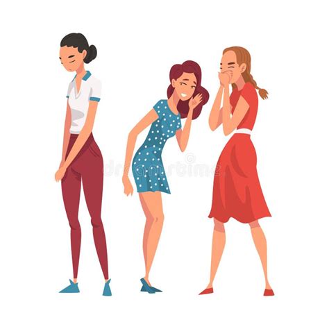 Cartoon Friends Girls Gossip Women Stock Illustrations 174 Cartoon