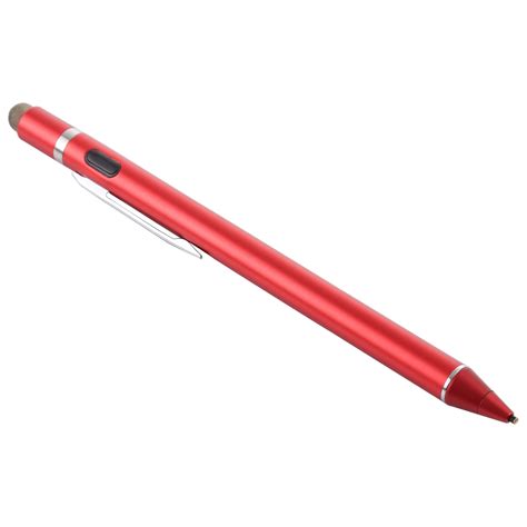 Mm Rechargeable Capacitive Touch Screen Active Stylus Pen Red Alexnld Com