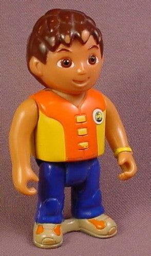 Dora The Explorer Go Diego Pvc Action Figure Doll With Life Jacket